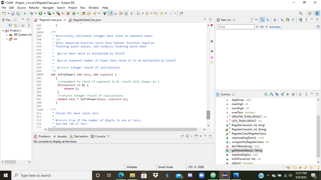 HELP on this RegisterClass and RegisterdDataClass! 1. | Chegg.com