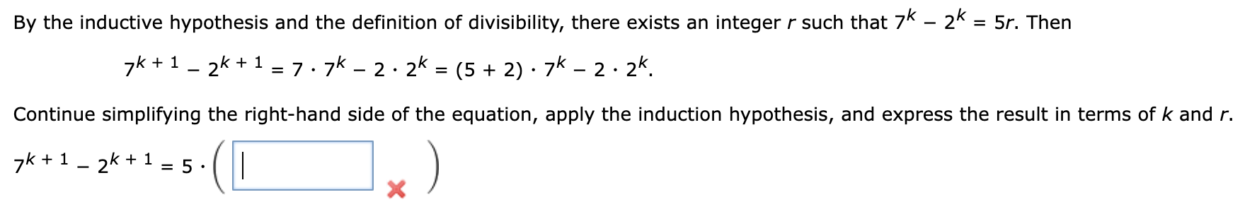 Solved By the inductive hypothesis and the definition of | Chegg.com
