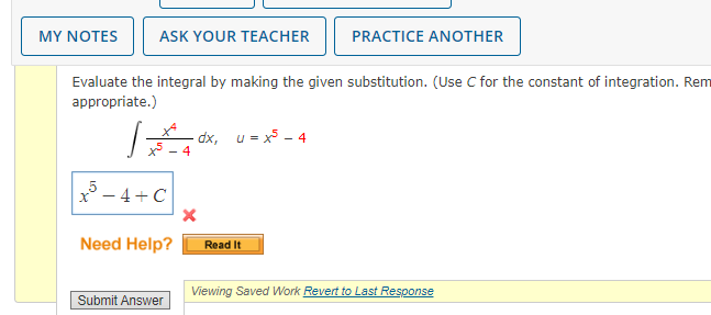 Solved Evaluate the integral by making the given | Chegg.com