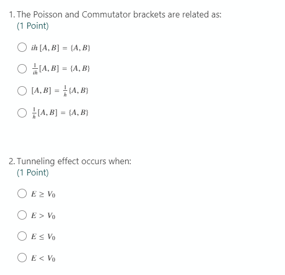 Solved 1. The Poisson and Commutator brackets are related | Chegg.com