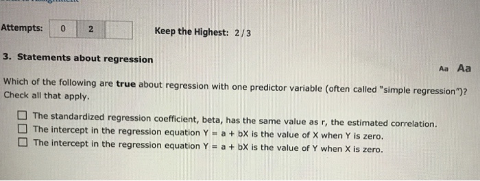 Solved Keep the Highest: 2/3 Attempts: 02 3. Statements | Chegg.com Solved Keep the Highest: 2/3 Attempts: 02 3. Statements | Chegg.com