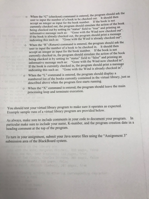 Solved CSEN 2310 Object Oriented Software Engineering, Fall | Chegg.com