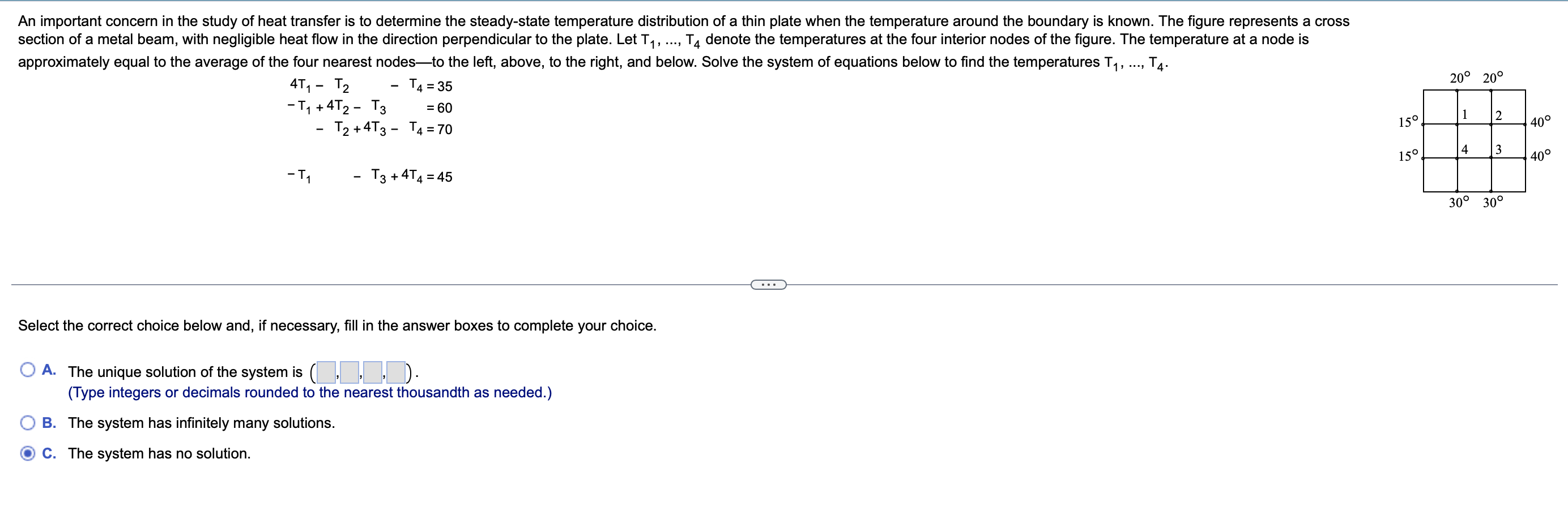 Solved 4 T1−T2−T4−T1+4 T2−T3−T2+4 T3−T4−T1−T3+4 | Chegg.com