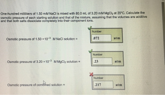 Solved One-hundred milliliters of 1.50 mM NaCl is mixed with | Chegg.com