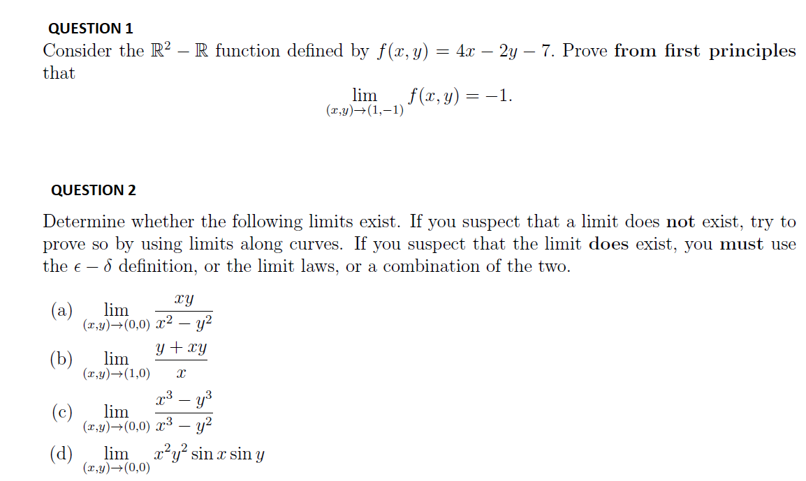 Solved CALCULUS IN HIGHER DIMENSIONS Read carefully and | Chegg.com