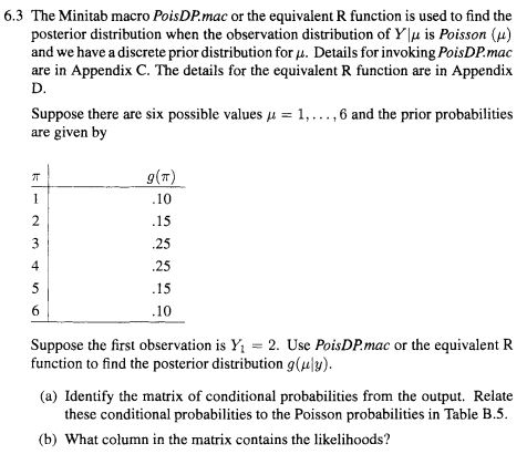 First we set up our prior distribution. Then we find | Chegg.com