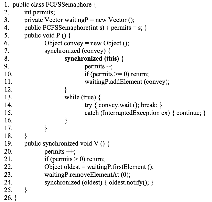 Below is a correct Java implementation of a counting | Chegg.com