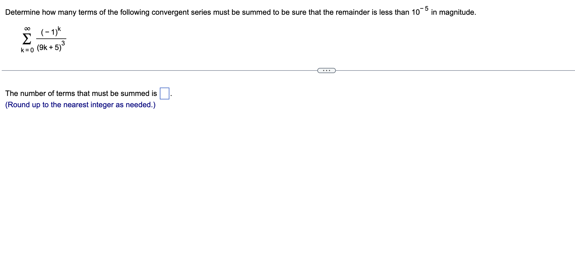 Solved Determine how many terms of the following convergent | Chegg.com