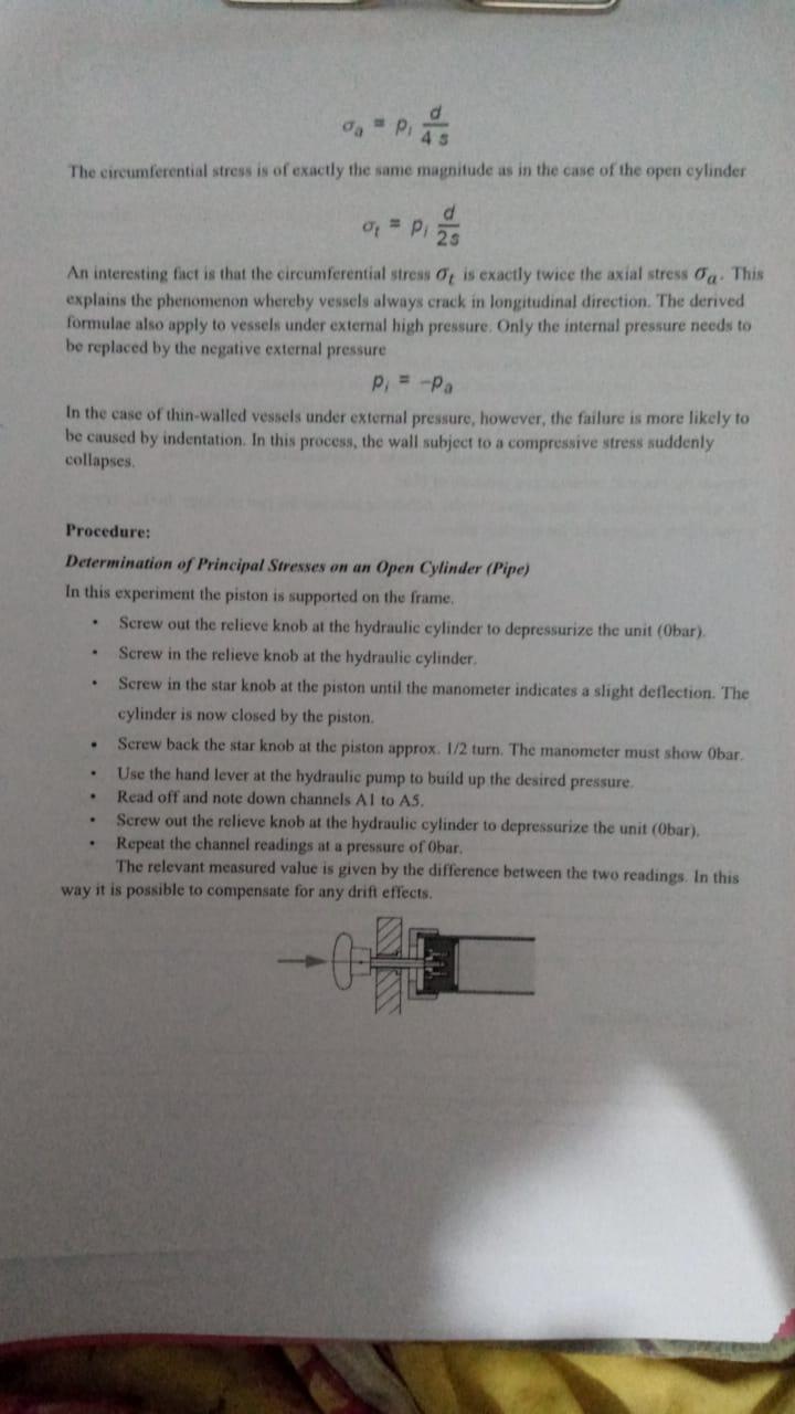 Solved Experiment # 10 Objective: • Determination of | Chegg.com