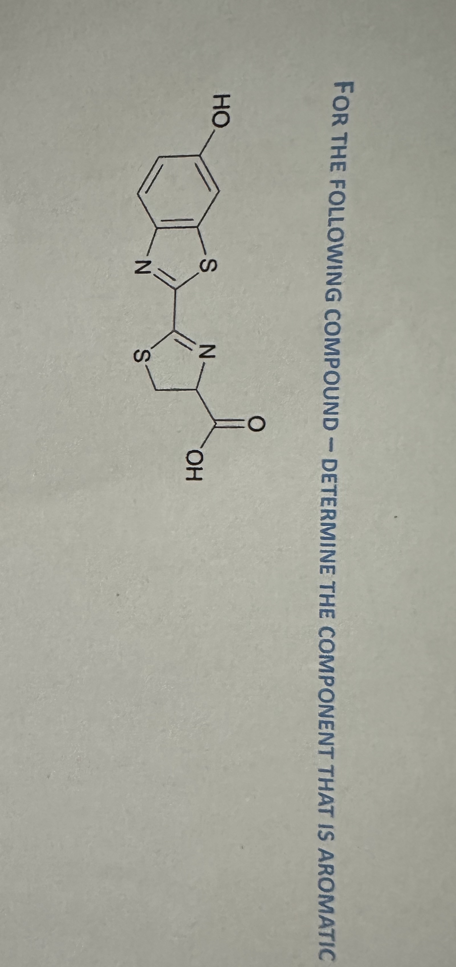 Solved FOR THE FOLLOWING COMPOUND - ﻿DETERMINE THE COMPONENT | Chegg.com