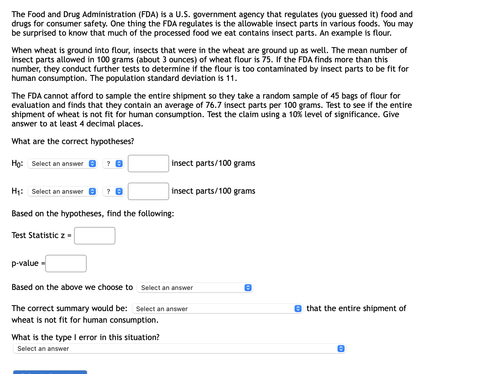 Solved The Food and Drug Administration (FDA) is a U.S. | Chegg.com