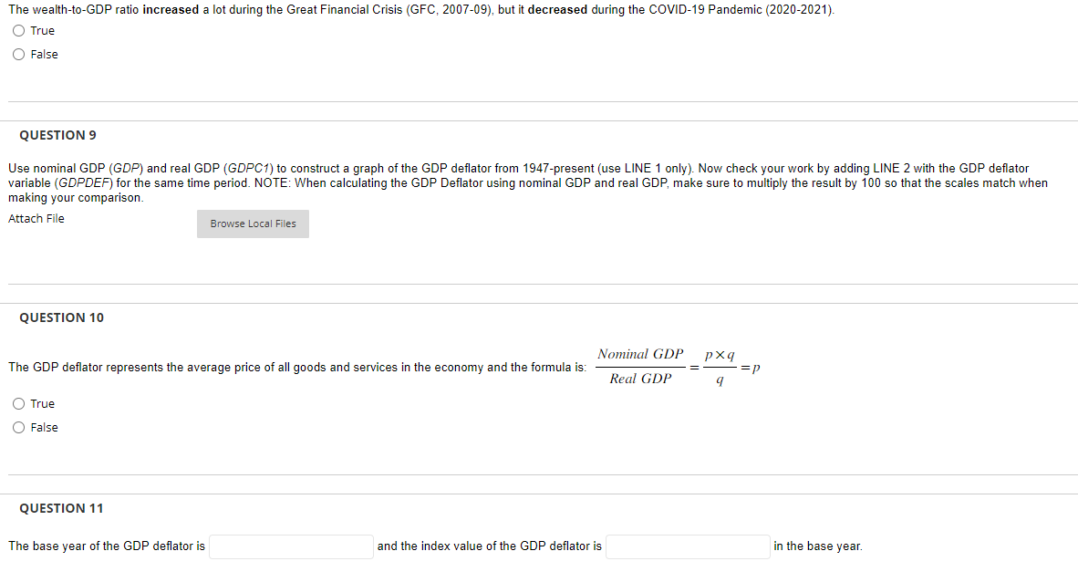 Use nominal GDP (GDP) and nominal GDI (GDI) to | Chegg.com