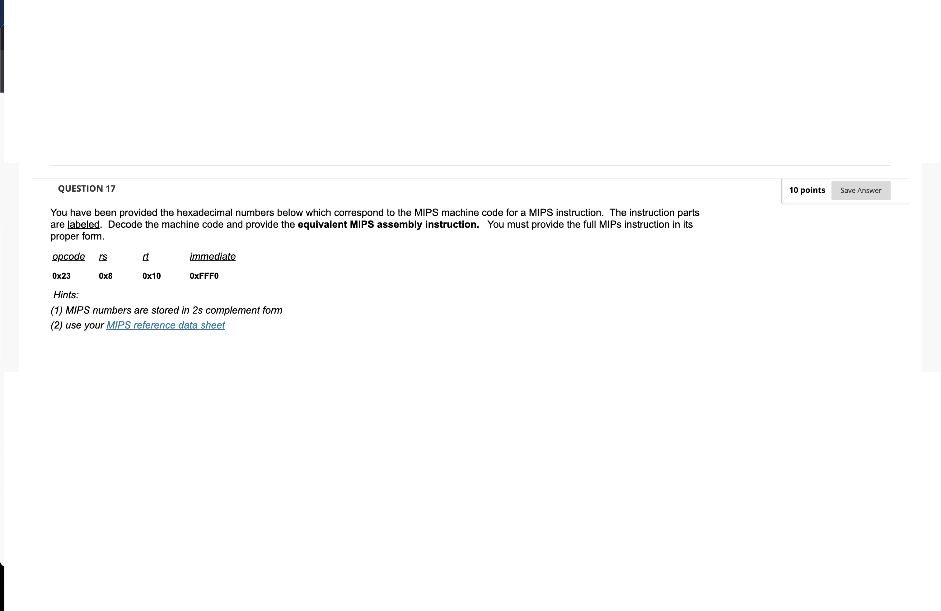 Solved Given the following C code fragment: | Chegg.com Solved Given the following C code fragment: | Chegg.com