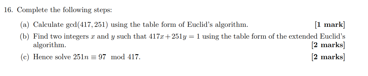 Solved 16. Complete the following steps: (a) Calculate | Chegg.com