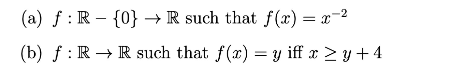 Solved State if these are functions or not and if it is a | Chegg.com