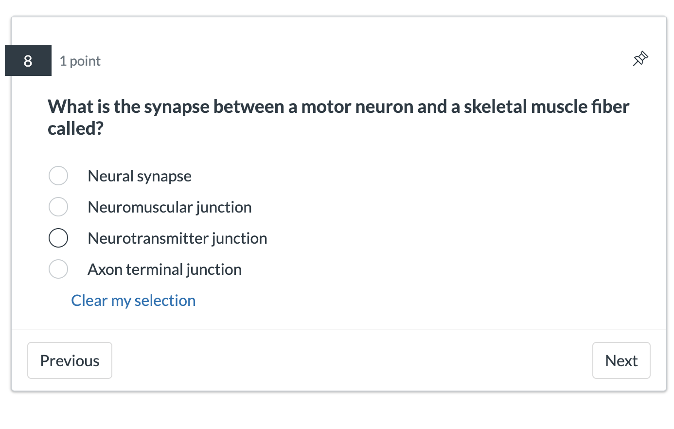 Solved What is the synapse between a motor neuron and a | Chegg.com