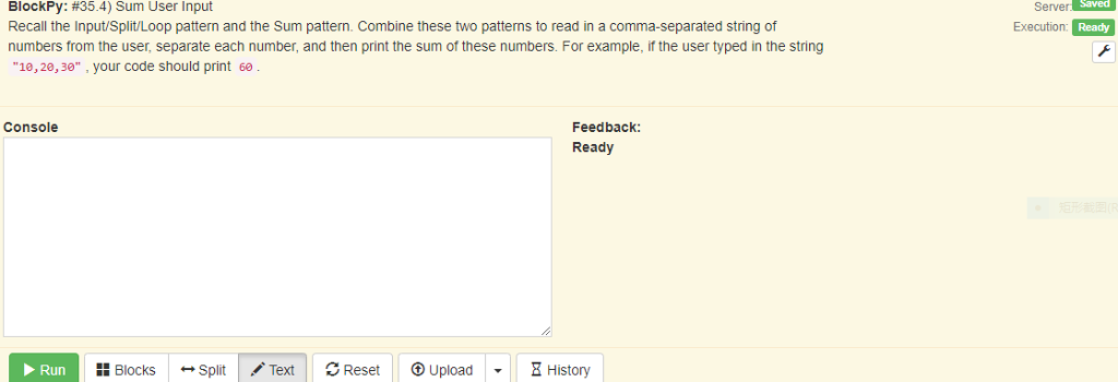 Solved BlockPy: #354) Sum User Input Recall the | Chegg.com Solved BlockPy: #354) Sum User Input Recall the | Chegg.com
