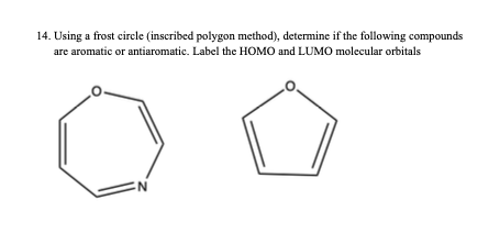 Solved 14. Using a frost circle (inscribed polygon method), | Chegg.com