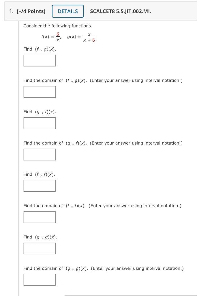 Solved 1. [-14 Points] DETAILS SCALCET8 5.5.JIT.002.MI. | Chegg.com