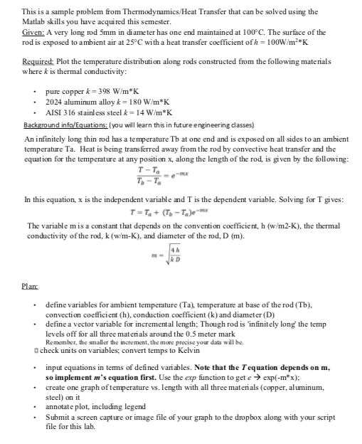 This is a sample problem from Thermodynamics/Heat | Chegg.com