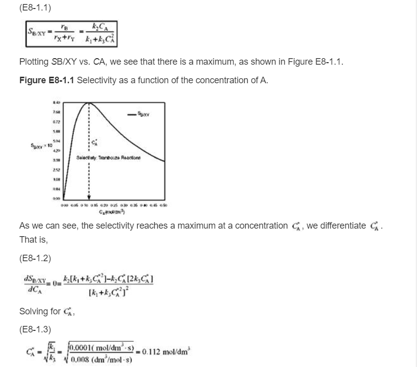 Solved Example 8-1 Maximizing the Selectivity for the Famous | Chegg.com
