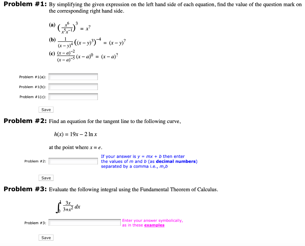 Solved Problem #1: By simplifying the given expression on | Chegg.com