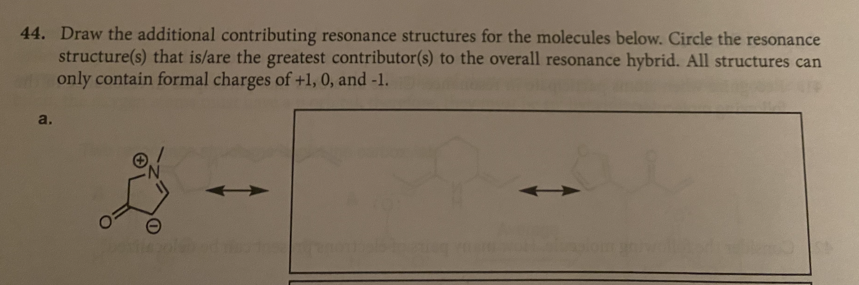 Solved 14. Draw the additional contributing resonance | Chegg.com