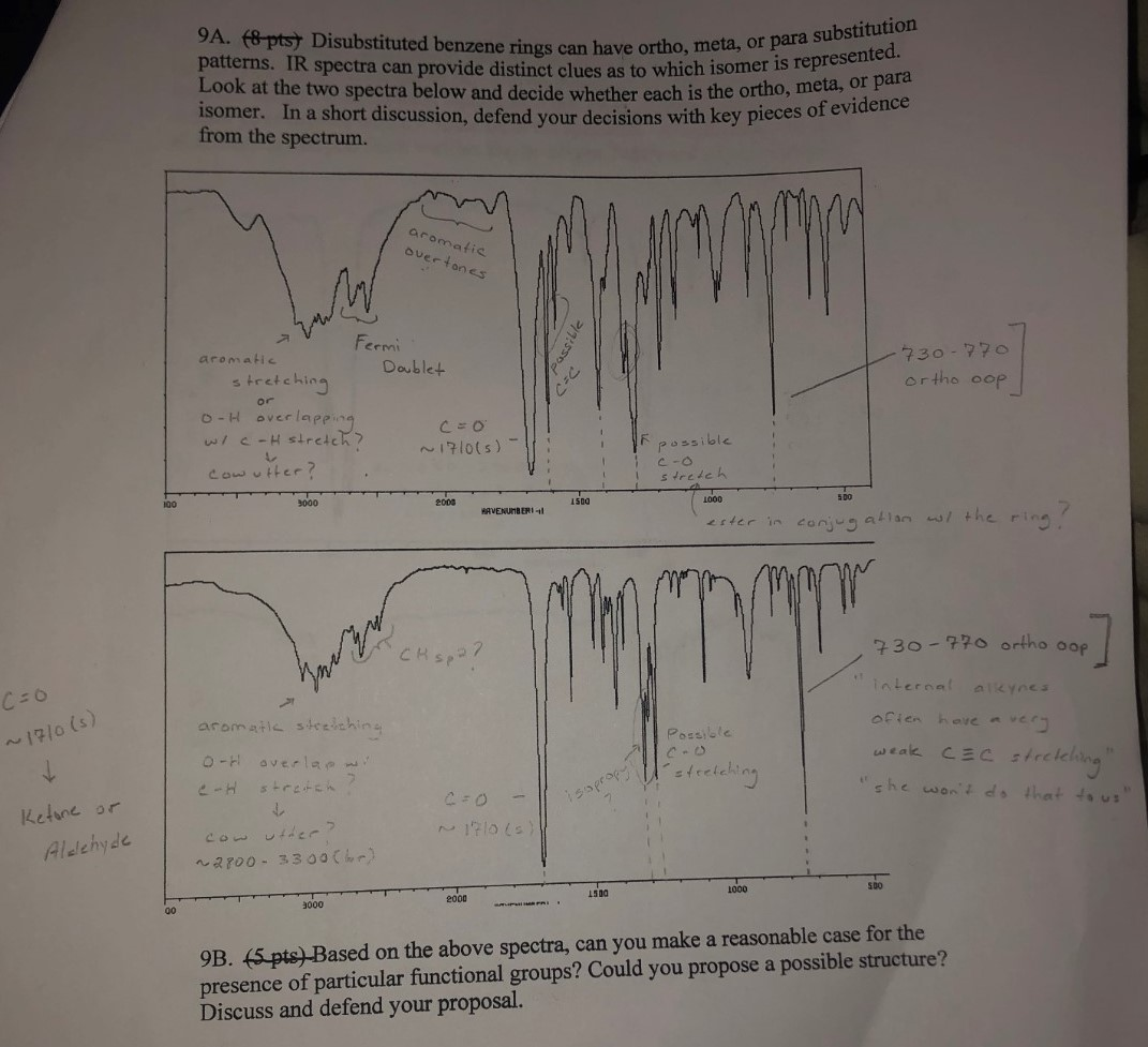 Solved Disubstituted benzene rings can have ortho, meta, or | Chegg.com