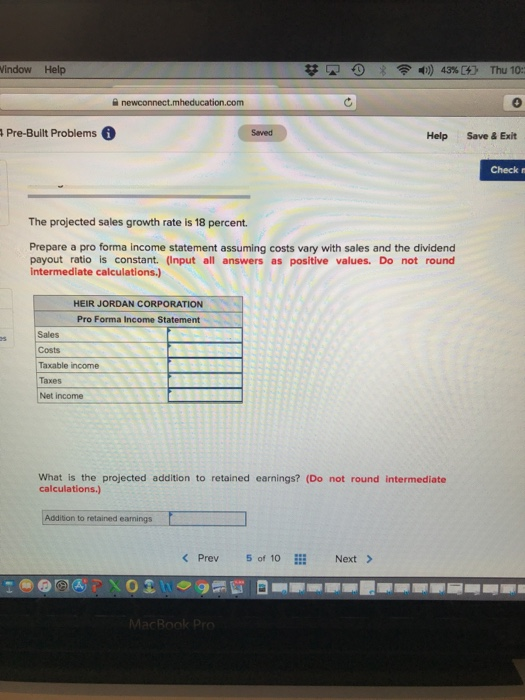 Solved indow Help 苓见 令 4) 43% Cg Thu 10:36 com 0 Pre-Built | Chegg.com