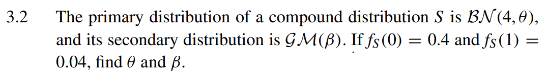 Solved 2 The primary distribution of a compound distribution | Chegg.com