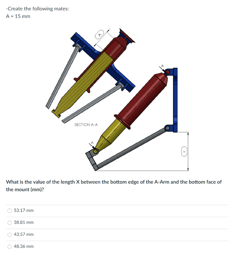 Solved Unit system: MMGS (millimeter, gram, second) Decimal | Chegg.com