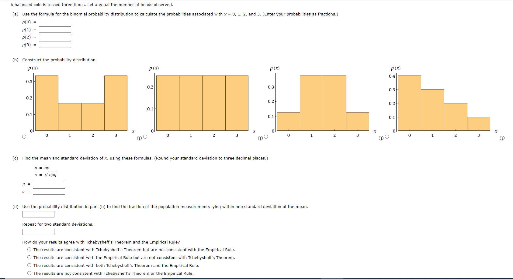Solved Graph the values of the standard deviation for the | Chegg.com