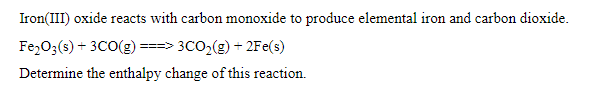 [solved] Iron Iii Oxide Reacts With Carbon Monoxide To P