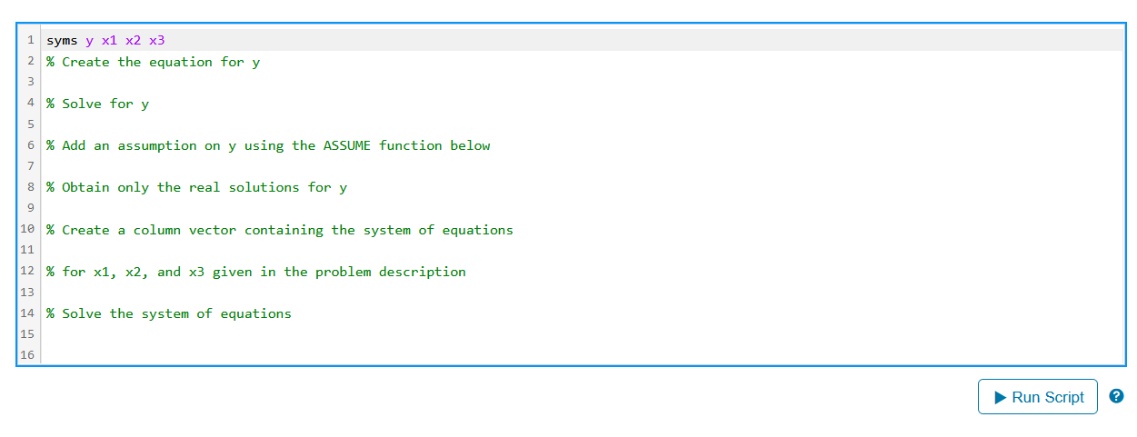 Solved Solving Equations Symbolically My Solutions Follow | Chegg.com