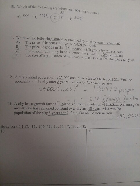 Solved 10. Which of the following equations are NOT | Chegg.com