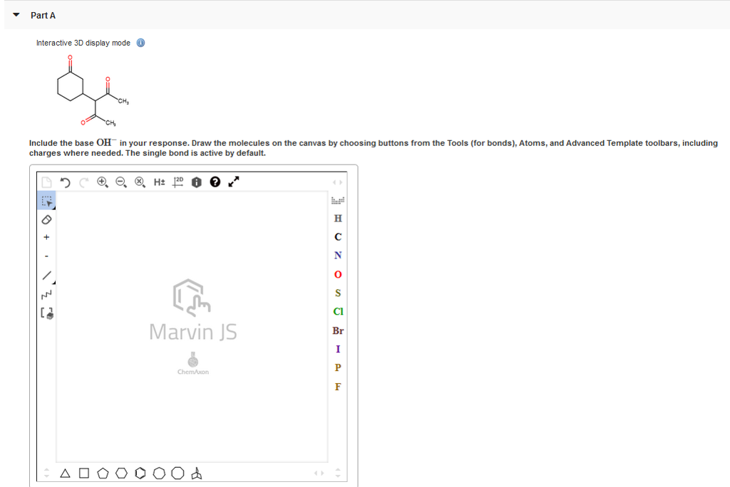 Solved Part A Interactive 3D display mode Include the base | Chegg.com