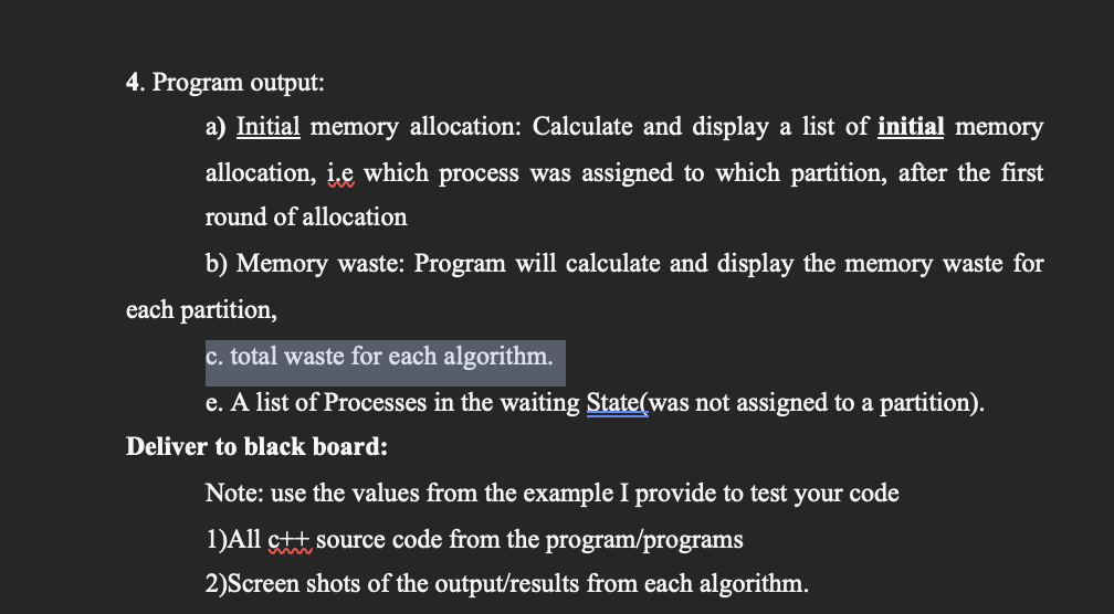 Solved Objective: Write a C++ -program that will implement 4 | Chegg.com