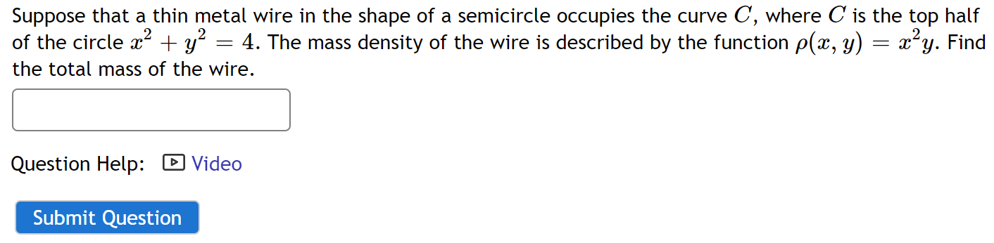 Solved Suppose that a thin metal wire in the shape of a | Chegg.com