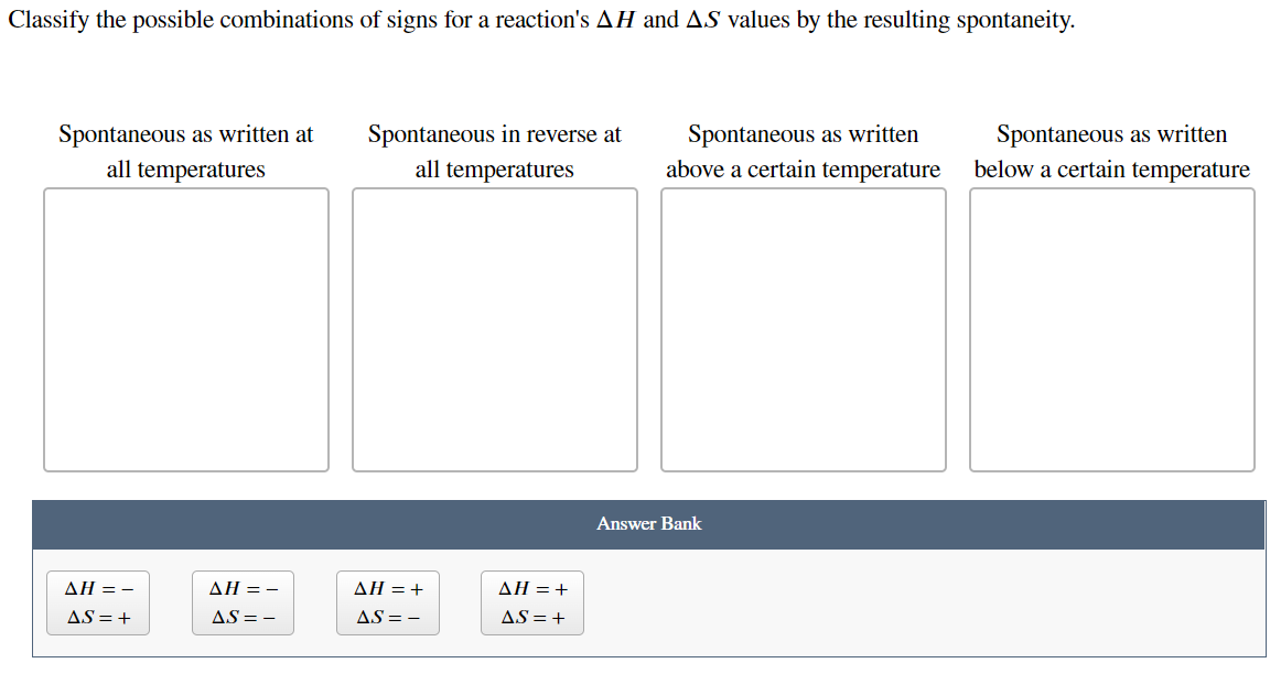 Solved Classify the possible combinations of signs for a | Chegg.com