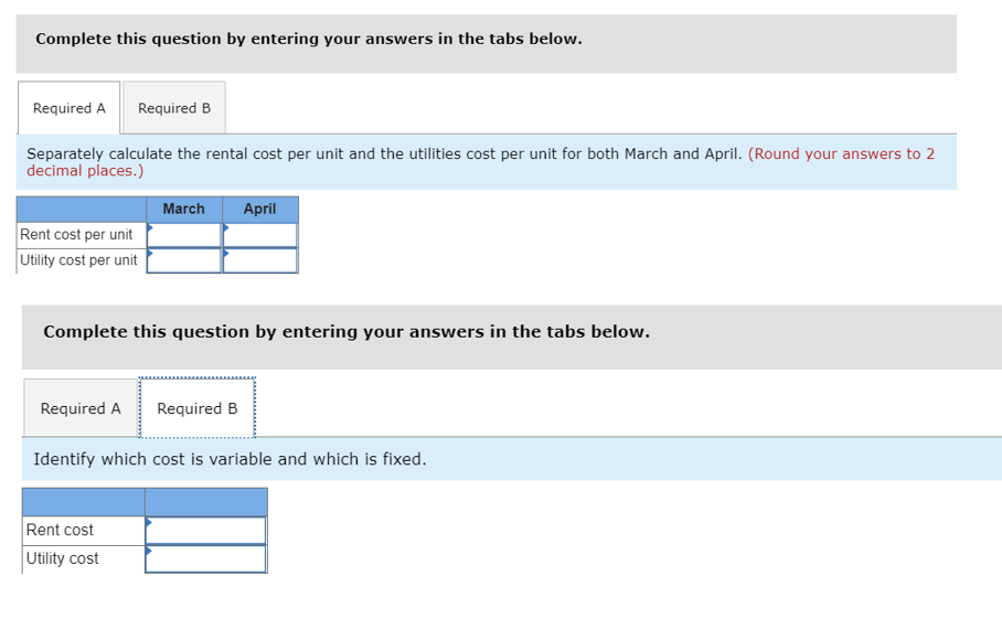 Solved Exercise 11-5 Fixed versus variable cost behavior LO | Chegg.com