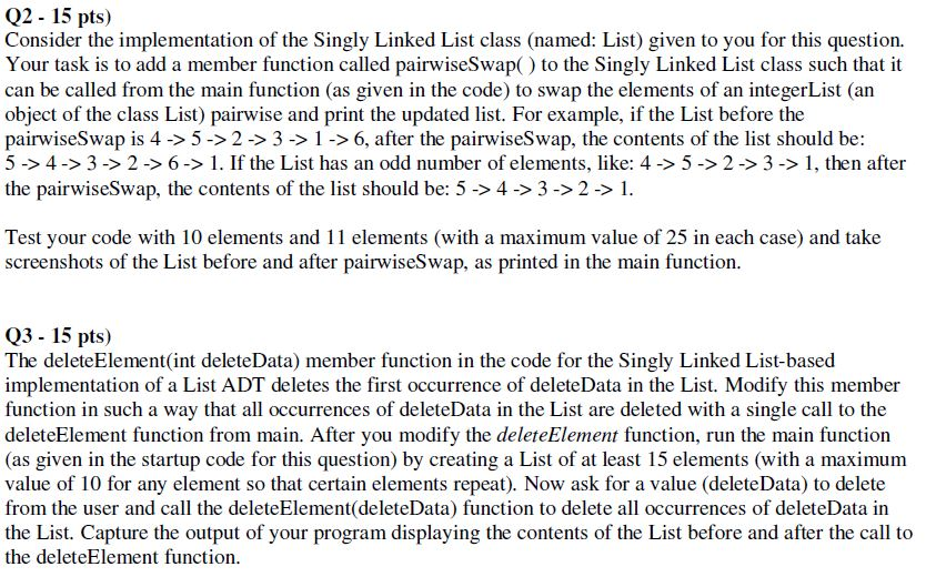 Q2) #include #include #include | Chegg.com