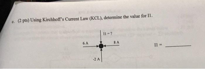 Solved Using Kirchhoff's Current Law (KCL), determine the | Chegg.com