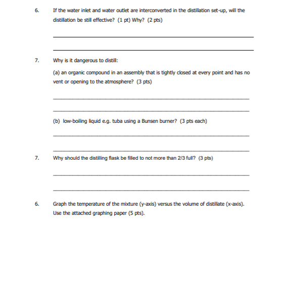 Solved Simple Distillation Objectives: (3 points) 1. | Chegg.com