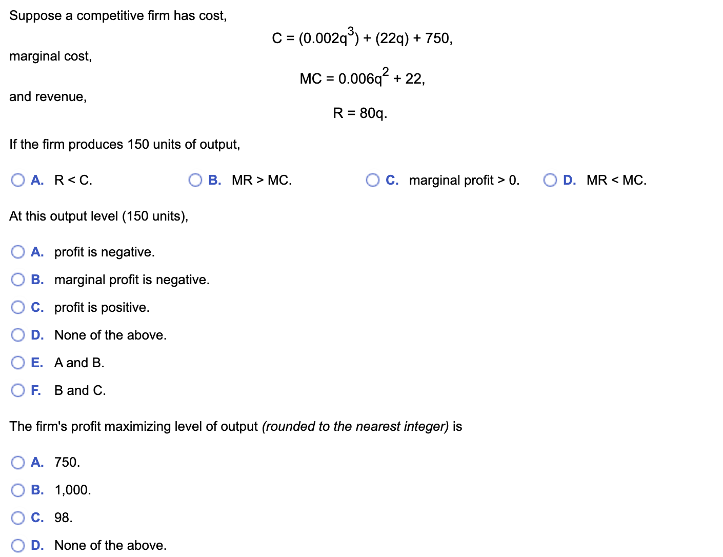 Solved In a perfectly competitive market, A. transaction | Chegg.com