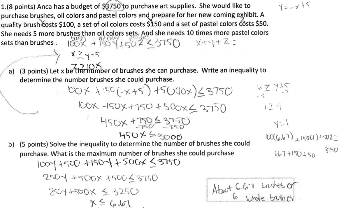 Solved I got half credit for this. What’s the right answer? | Chegg.com