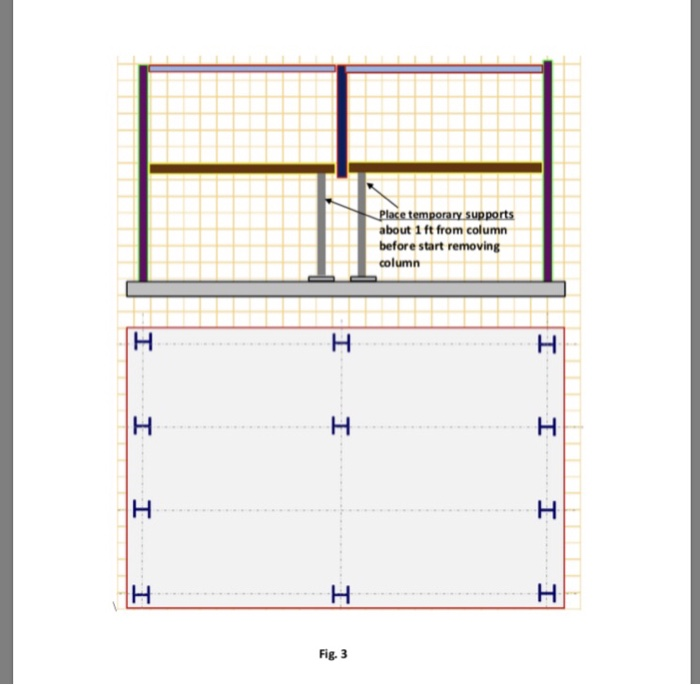 Problem 3 Given an existing two-story steel structure | Chegg.com