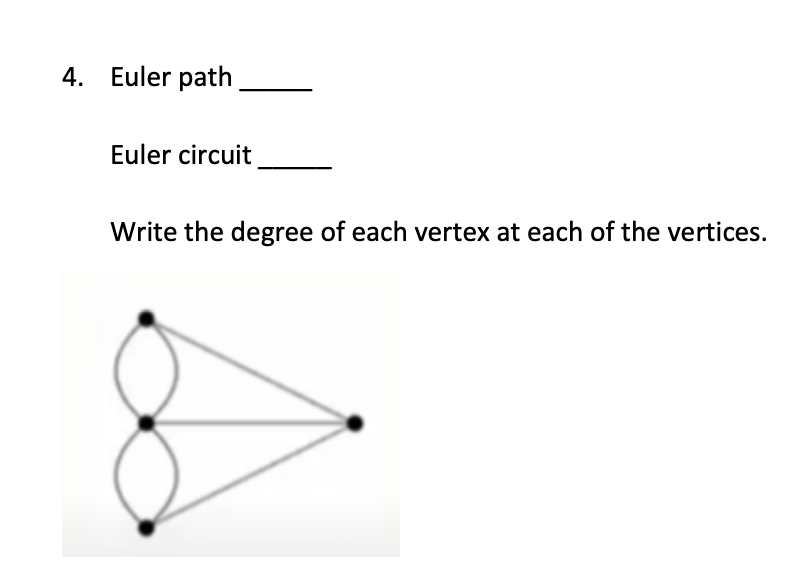 Solved Determine whether each graph has an Euler path and | Chegg.com