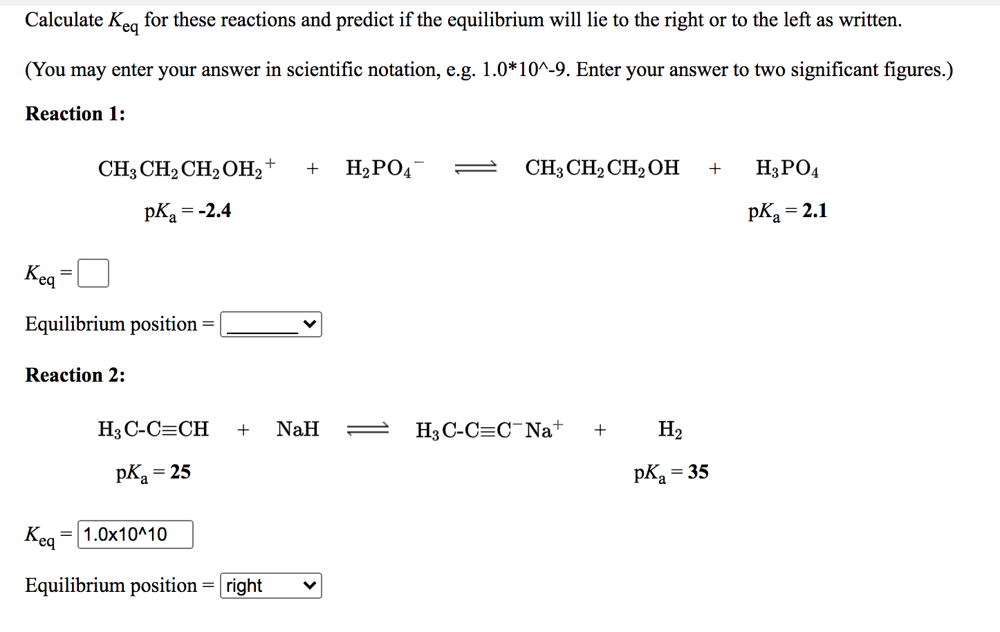 Solved Calculate Keq for these reactions and predict if the | Chegg.com