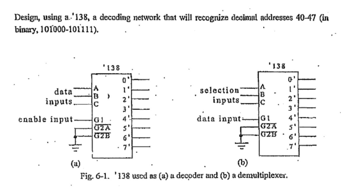Solved Design, using a.'138, a decoding network that will | Chegg.com