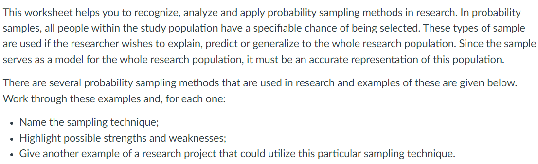 Solved This worksheet helps you to recognize, analyze and | Chegg.com